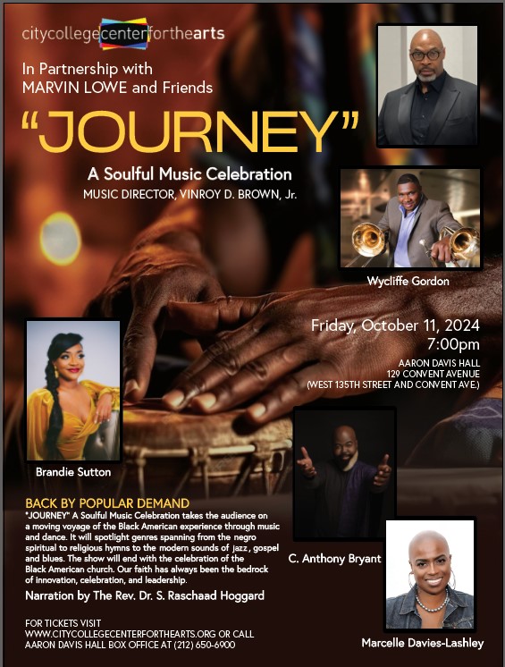 JOURNEY: A Soulful Music Celebration Returns to City College for the ...